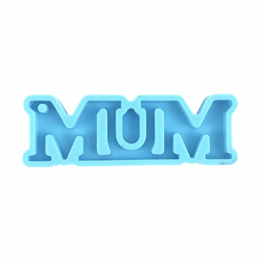 Силиконовая форма для ключей из эпоксидной смолы mum keychain 5428
