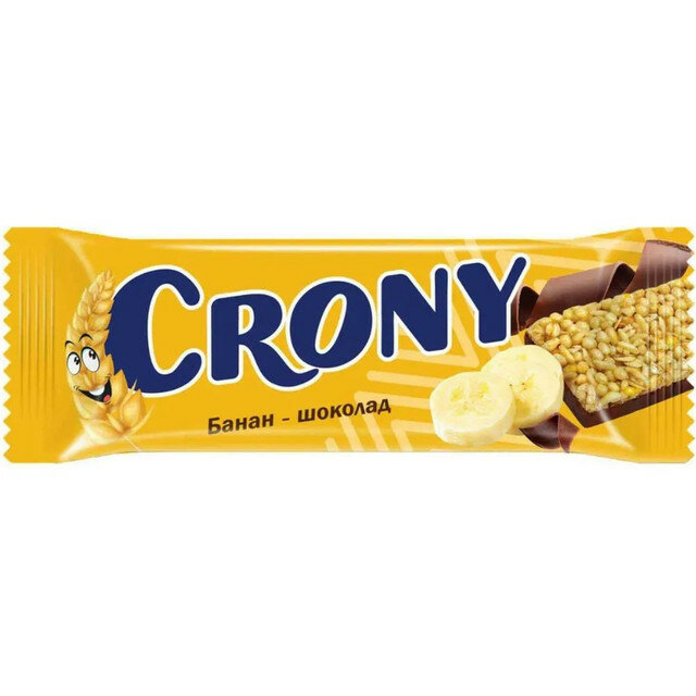 Crony Батончик-мюсли, Банан и шоколад, 50 г, 1 шт