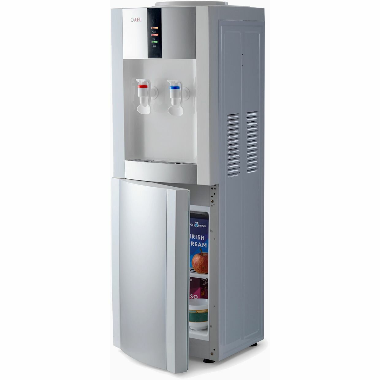 Кулер для воды AEL LС-AEL-47b напольный компрессорный белый/серебристый