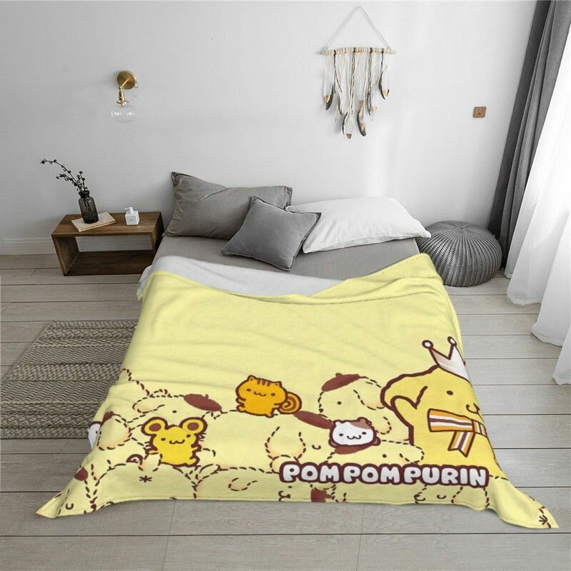 Плед Пом-Пом Пурин Пледы Санрио Pom Pom Purin от Sanrio