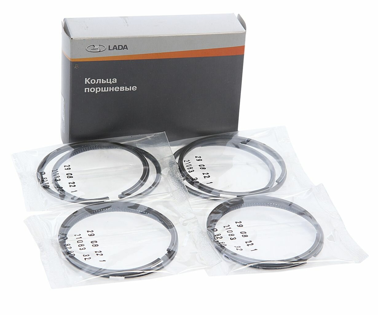 Кольца поршневые для ВАЗ Лада 21083, 21213 арт 21083100010032 LADA