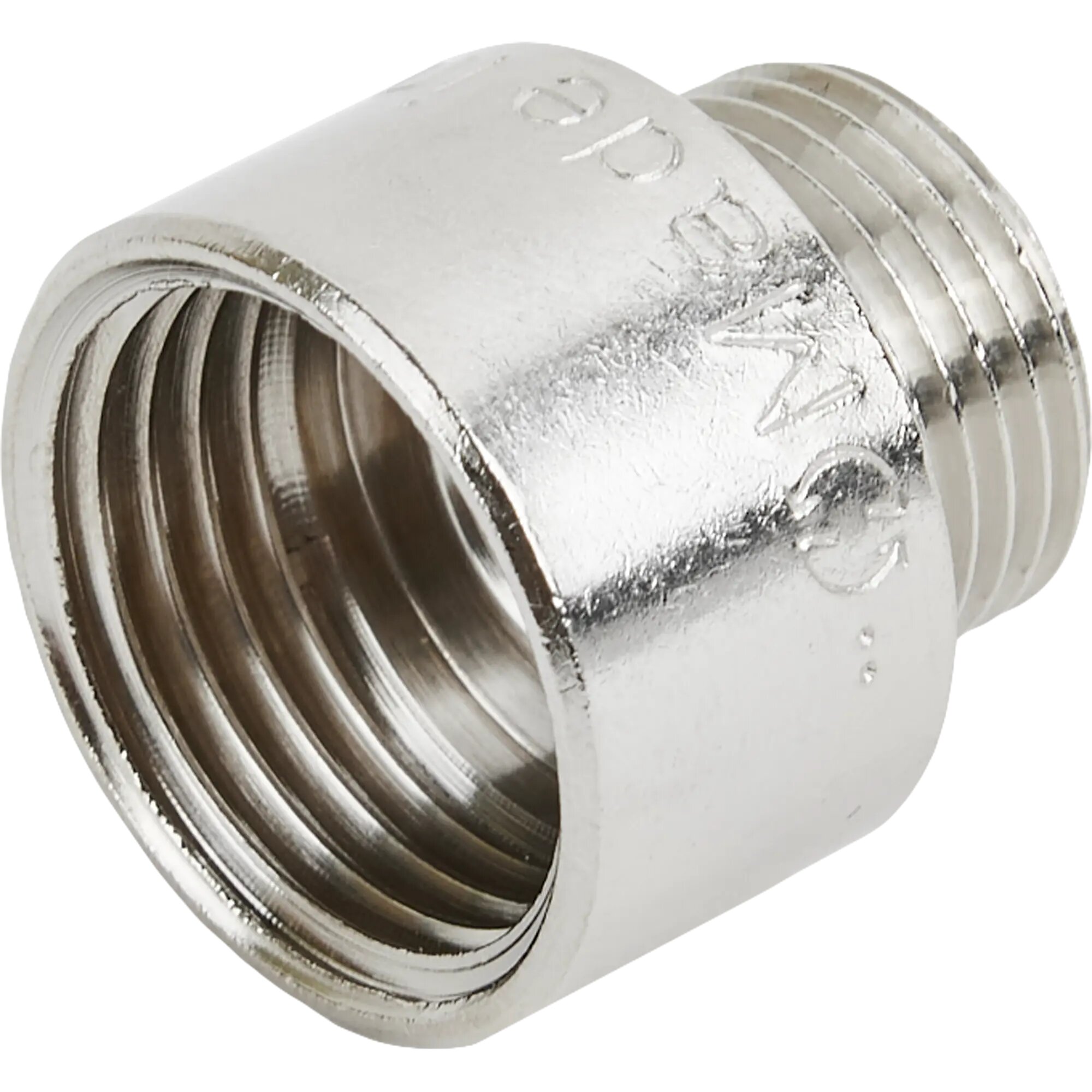 Stout Переходник латунный 1/2 x 3/8 ВР-НР резьбовой адаптер для труб и фитингов