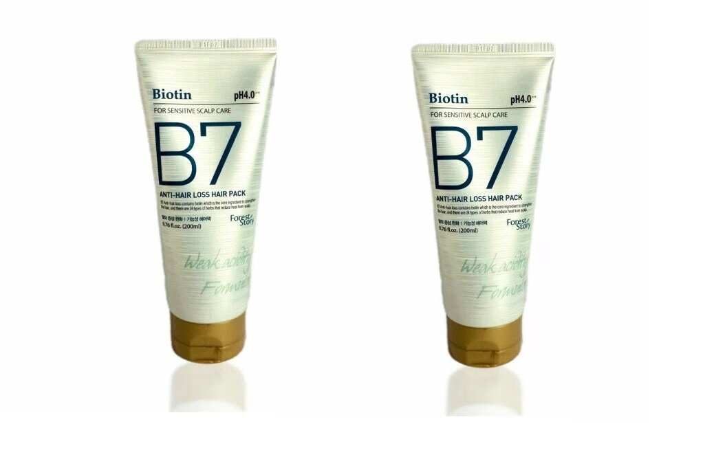 Маска Welcos для волос Forest Story B7 Anti Hair Loss Hair Pack , против выпадения 200гр, 2 шт