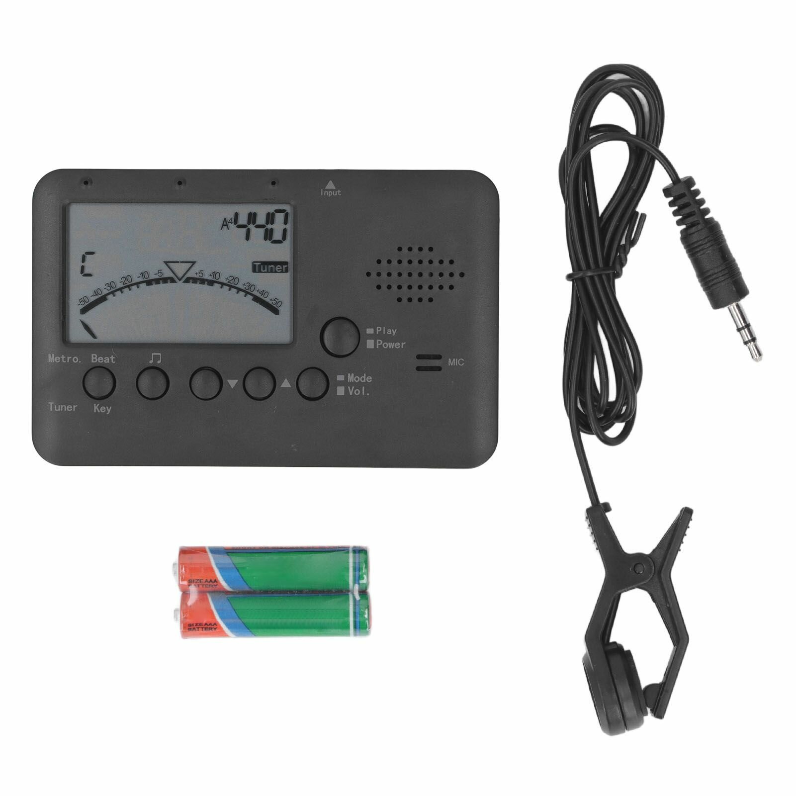Высокочувствительный портативный электронный метроном для духовых инструментов саксофона, флейты, трубы, универсальный тюнер с высокой точностью и простотой в эксплуатации