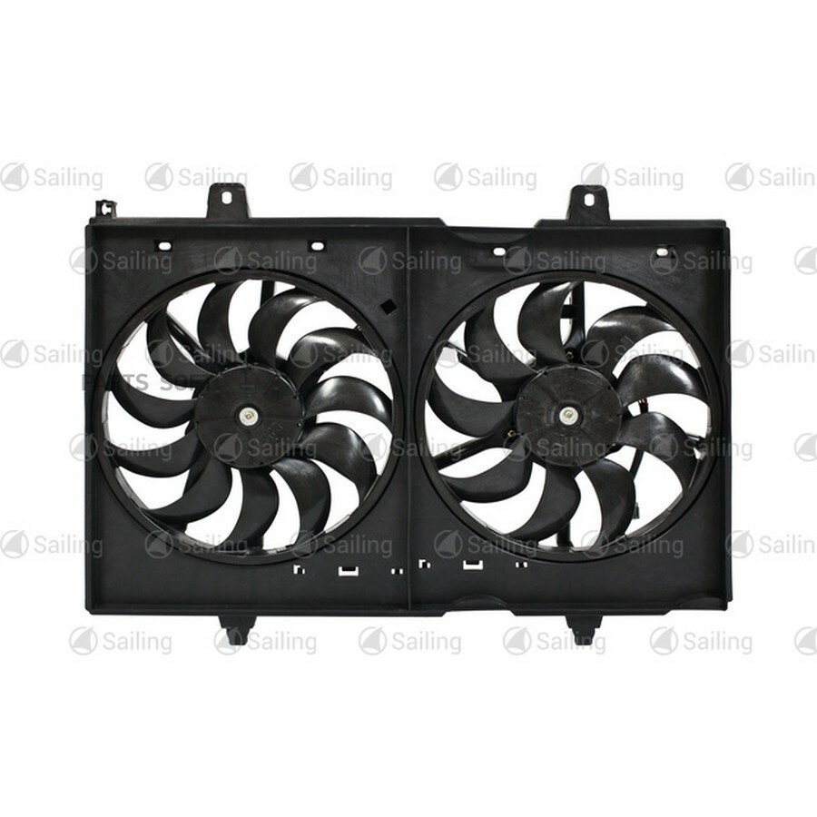 Диффузор радиатора охлаждения в сборе с моторами, крыльчатки X-TRAIL 2007-2015 от официального дистрибьютора, SAILING, артикул L261907095
