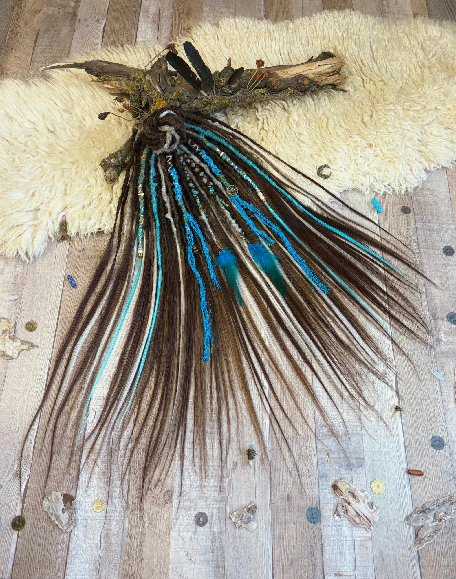 Де дреды из канекалона "Beacon", ручная работа