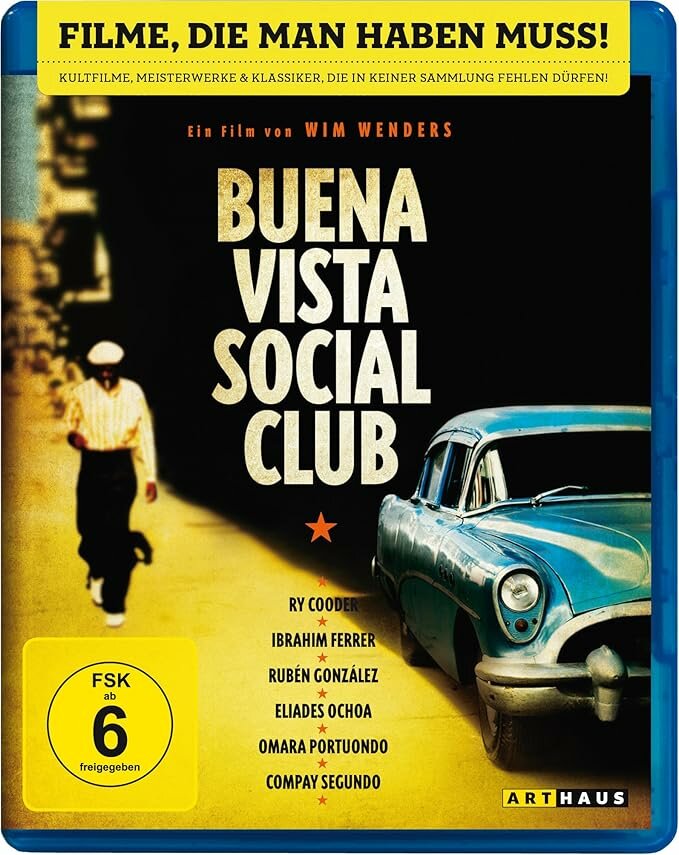 Клуб Буена Виста (Buena Vista Social Club) (1998) документальный фильм о музыке Кубы с переводом Blu-ray диск