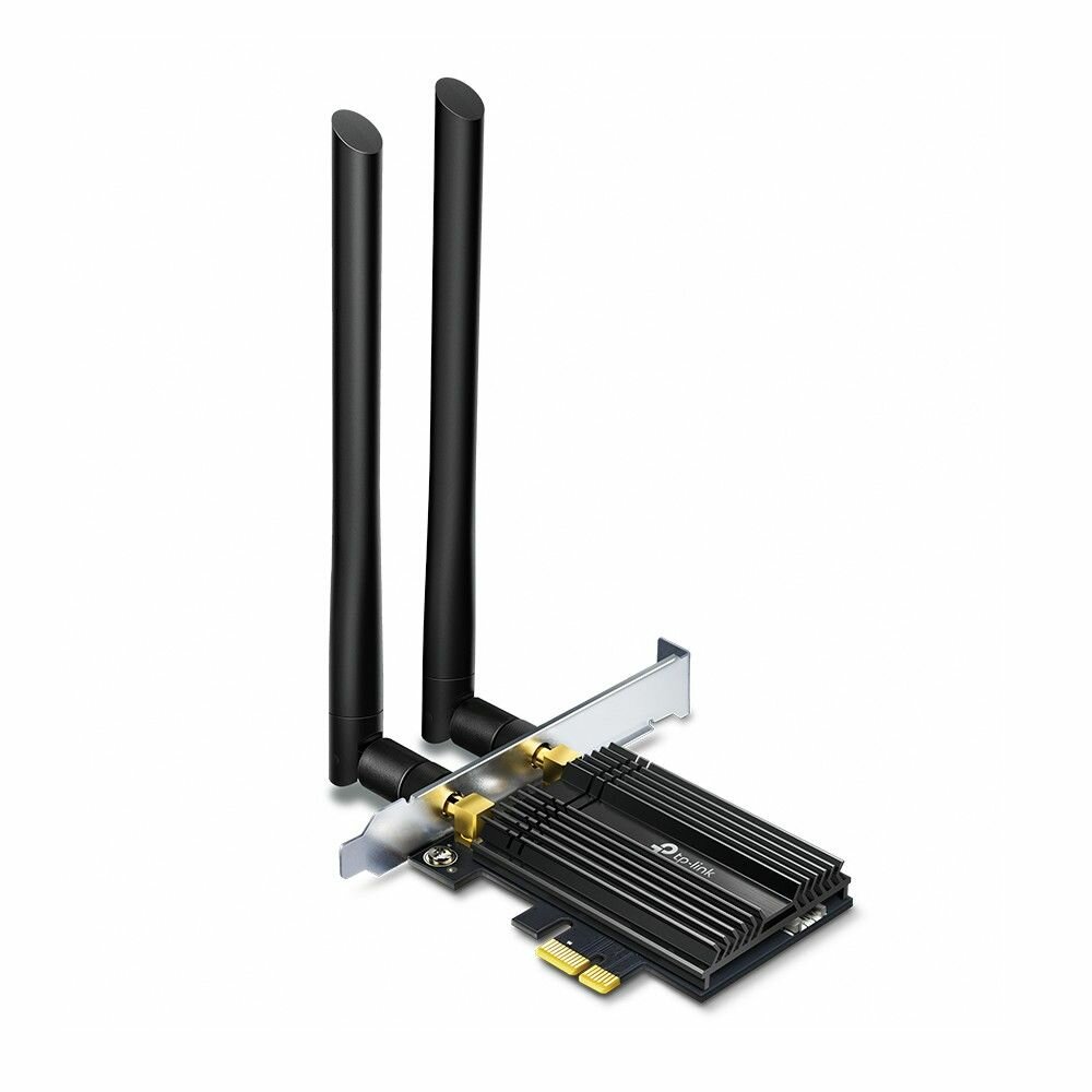 Сетевой Wi-Fi-Bluetooth адаптер TP-Link Archer TX50E, AX3000, PCI Express, Bluetooth 5.0, двухдиапазонный