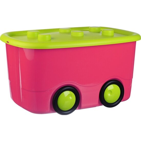 Ящик для игрушек Idea моби М 2598 Малиновый