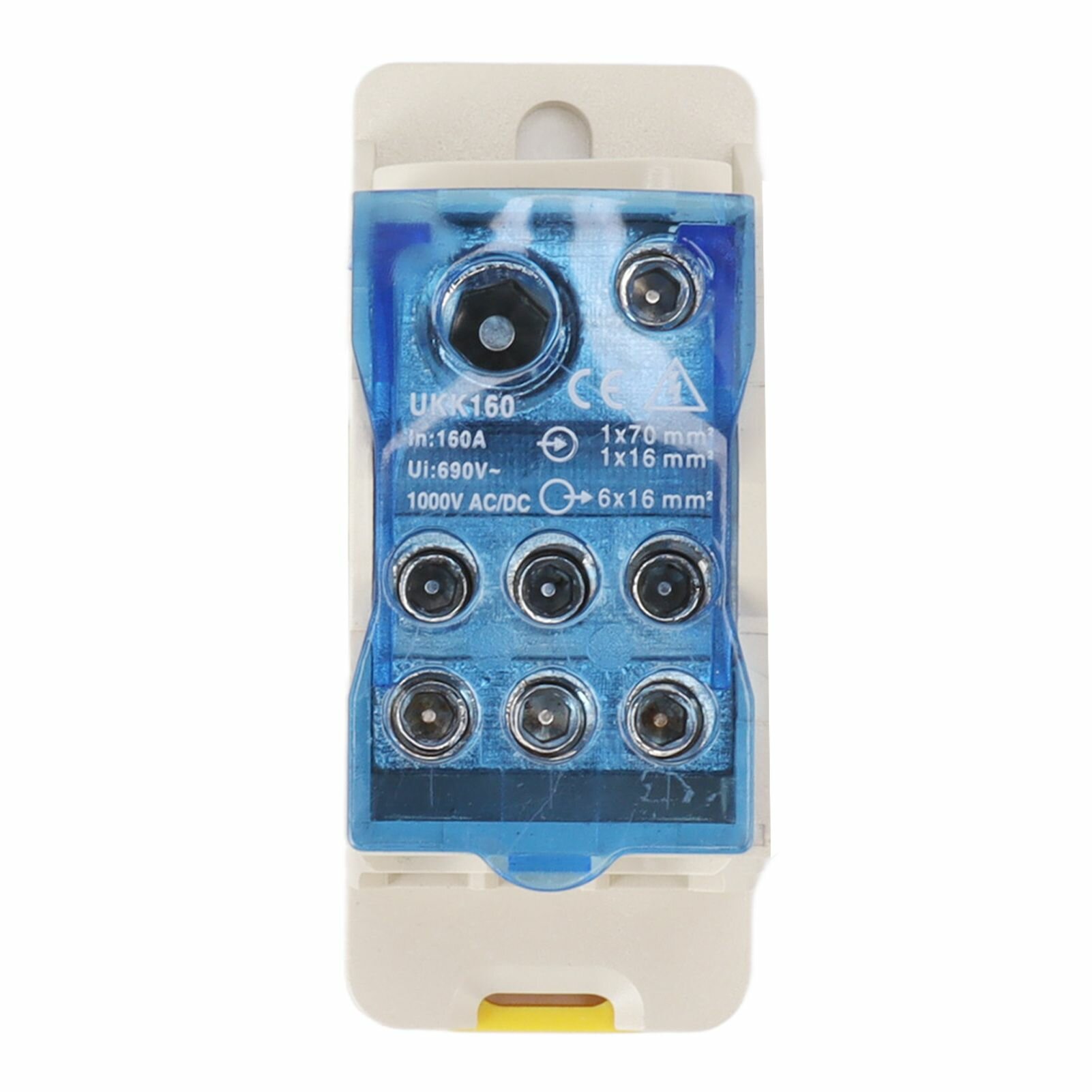 Распределительная коробка питания на DIN-рейке, AC/DC 1000V, 160A