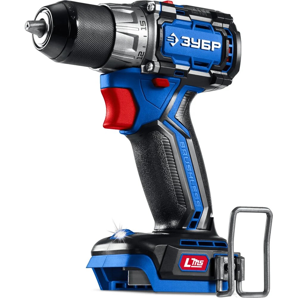 Бесщеточная дрель-шуруповерт ЗУБР Профессионал Компакт 20 В, 50 Н·м, без АКБ (LMS) DB-50