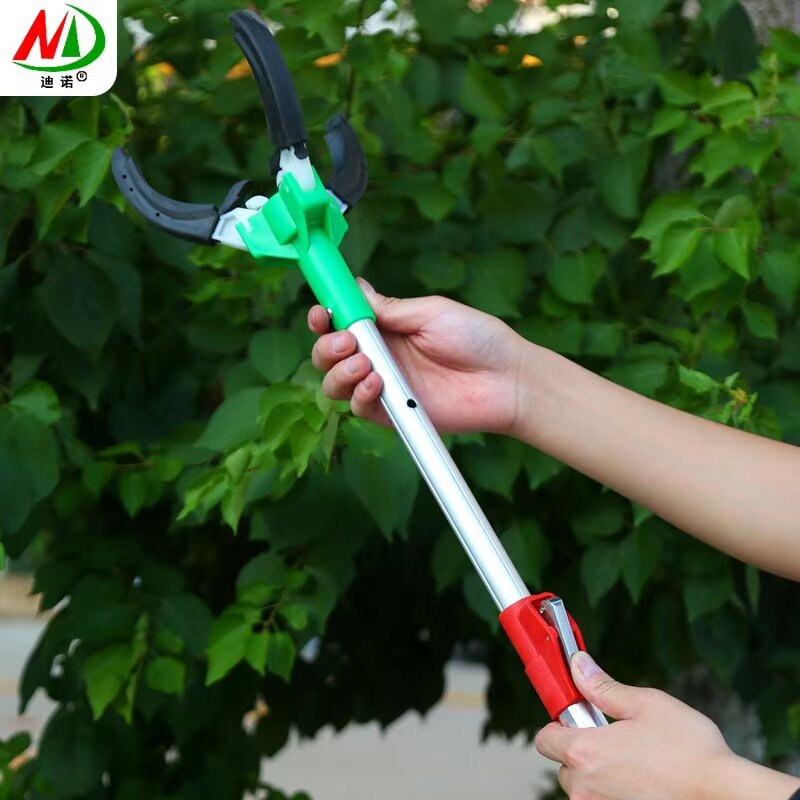 Плодосборник механический PALISAD Luxe, 1900 мм длина и до 110 мм диаметр яблок, алюминиевая штанга и предохранительная скоба, 64397