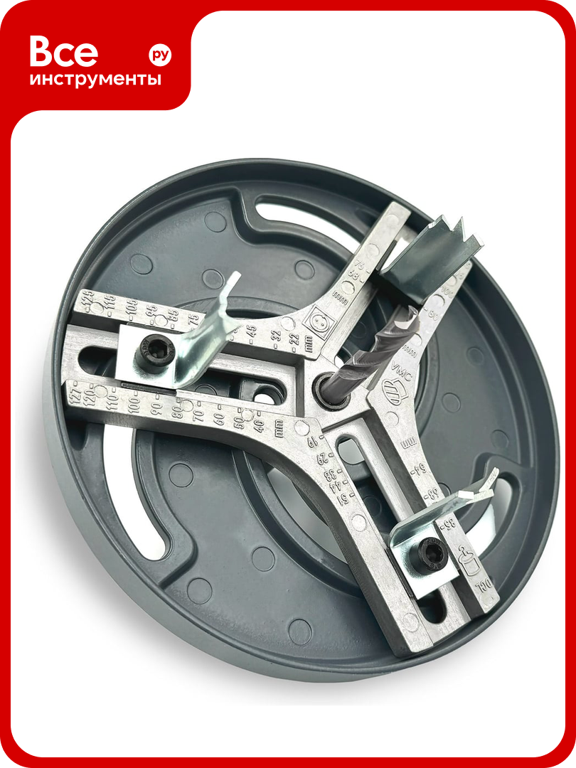 Сверло, MKSS, регулируемое трехрезцовое MKSS Toolbox 4432KS биметалл, балеринка, 19-127мм 44323014KS