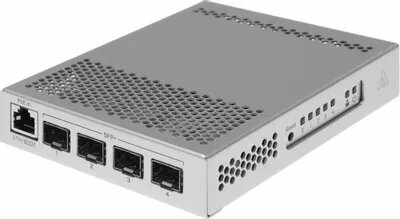 Коммутатор MikroTik CRS305-1G-4S+IN (L3) 1x1Гбит/с Комбо(10GBase-T/SFP+) 4SFP+ управляемый