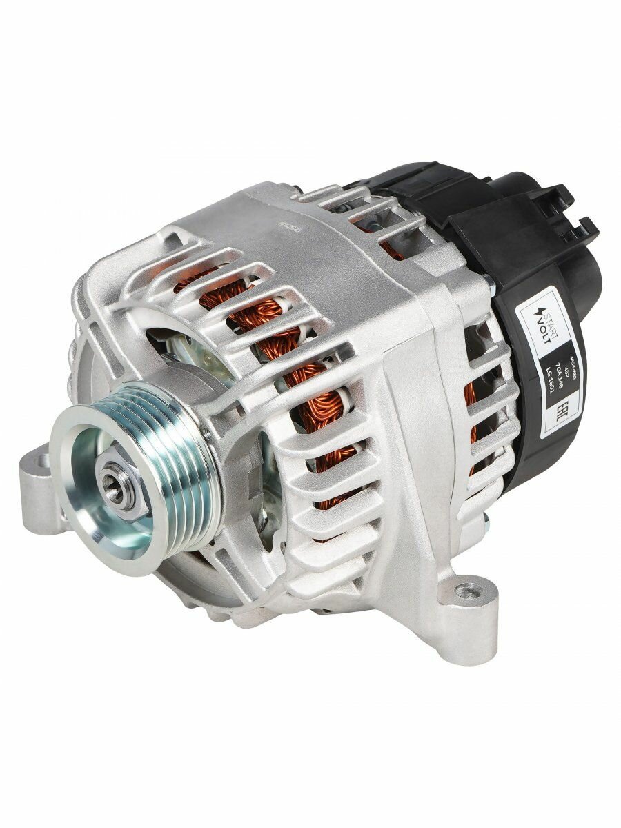 Генератор для а/м Fiat Albea (02-)/Doblo (05-)/Grande Punto (05-) 1.4i 70A, STARTVOLT LG1601