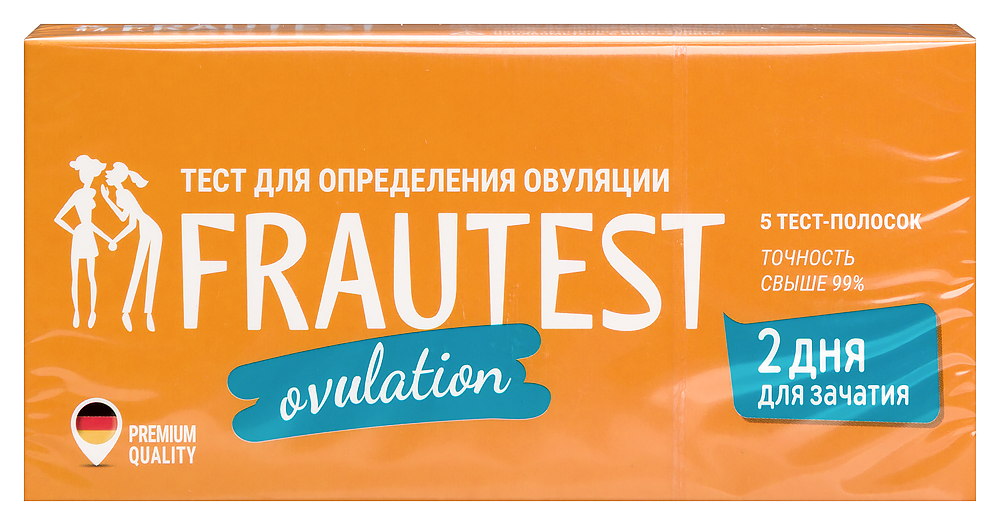 Тест-полоска для определения овуляции FRAUTEST OVULATION N5