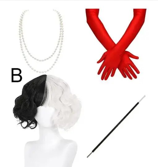 Парик Круэлла Де Виль Куила полиэстер