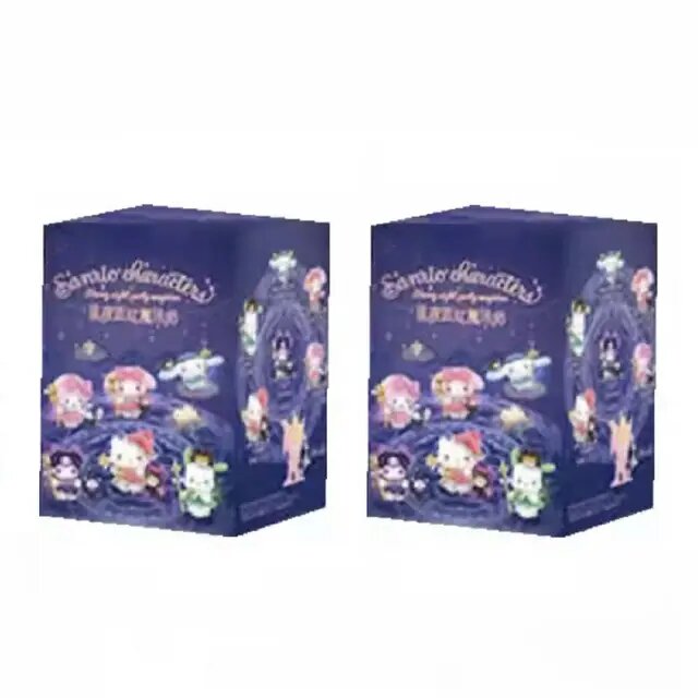 Миниатюрные коробки с персонажами аниме Starlight Party Magician Series: Мелодия, Куроми, Хелло Китти, Пианино, милые игрушечные куклы