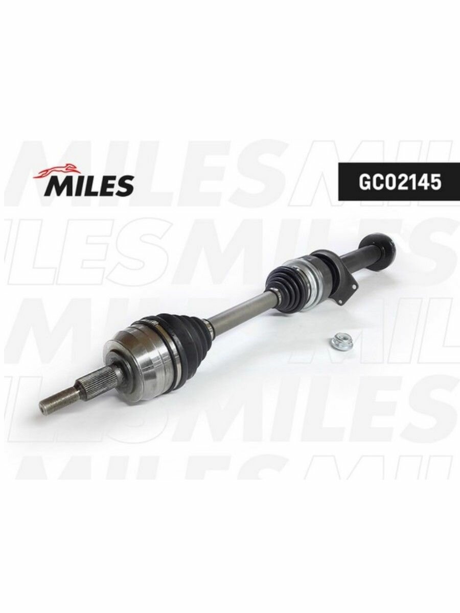 Привод в сборе VW T5 2.5TDI 03-09 передний правый, MILES GC02145