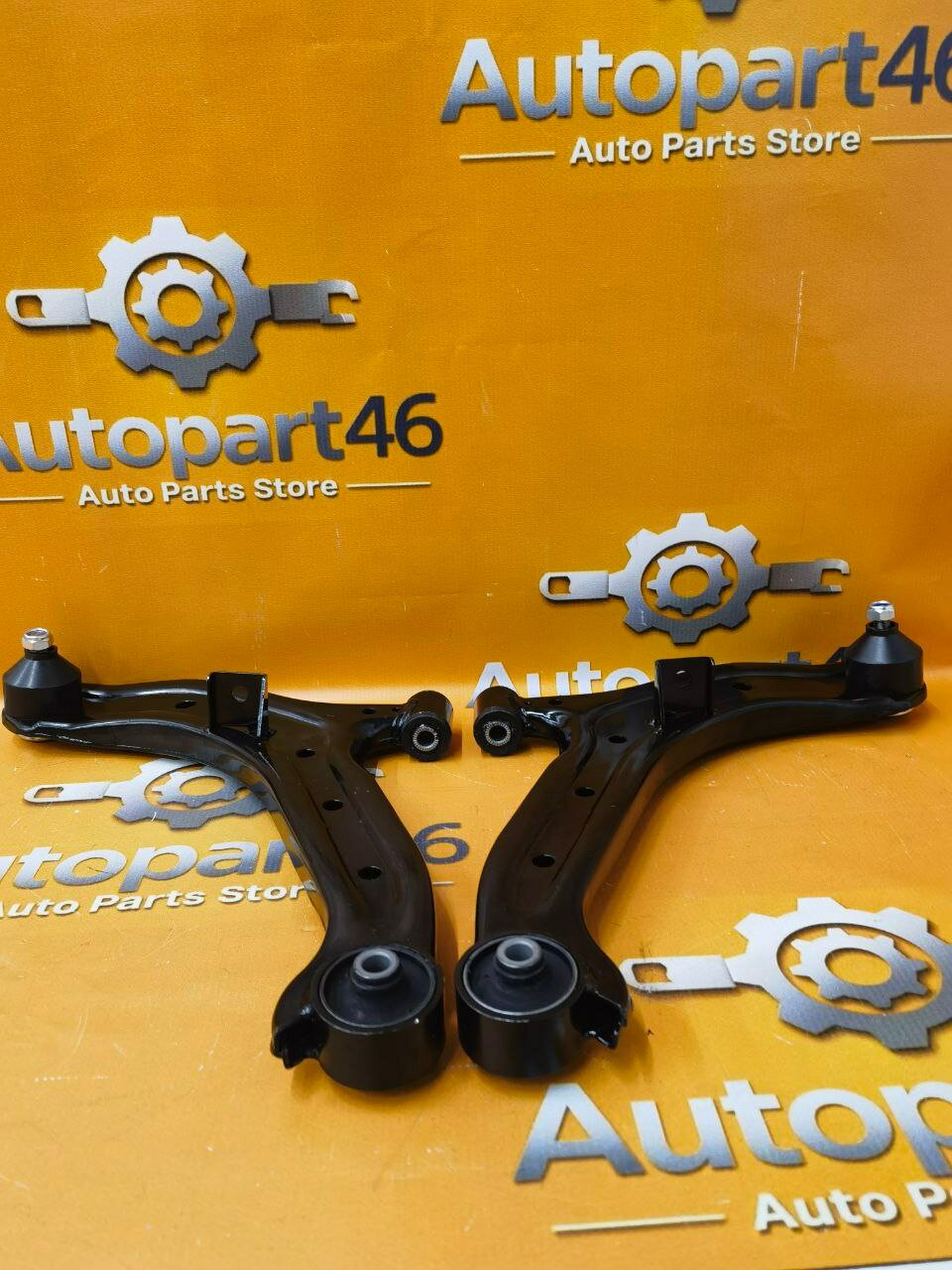 Передние рычаги хендай акцент Hyundai Accent левый правый комплект с шаровой и сайлентблоками Arirang