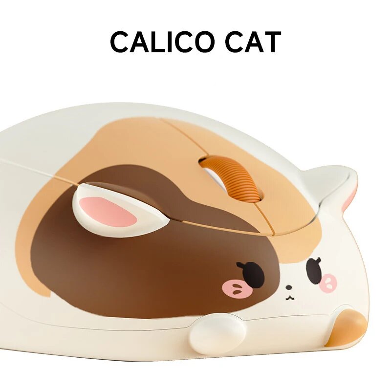 Беспроводная мышь Calico Cat, эргономичная