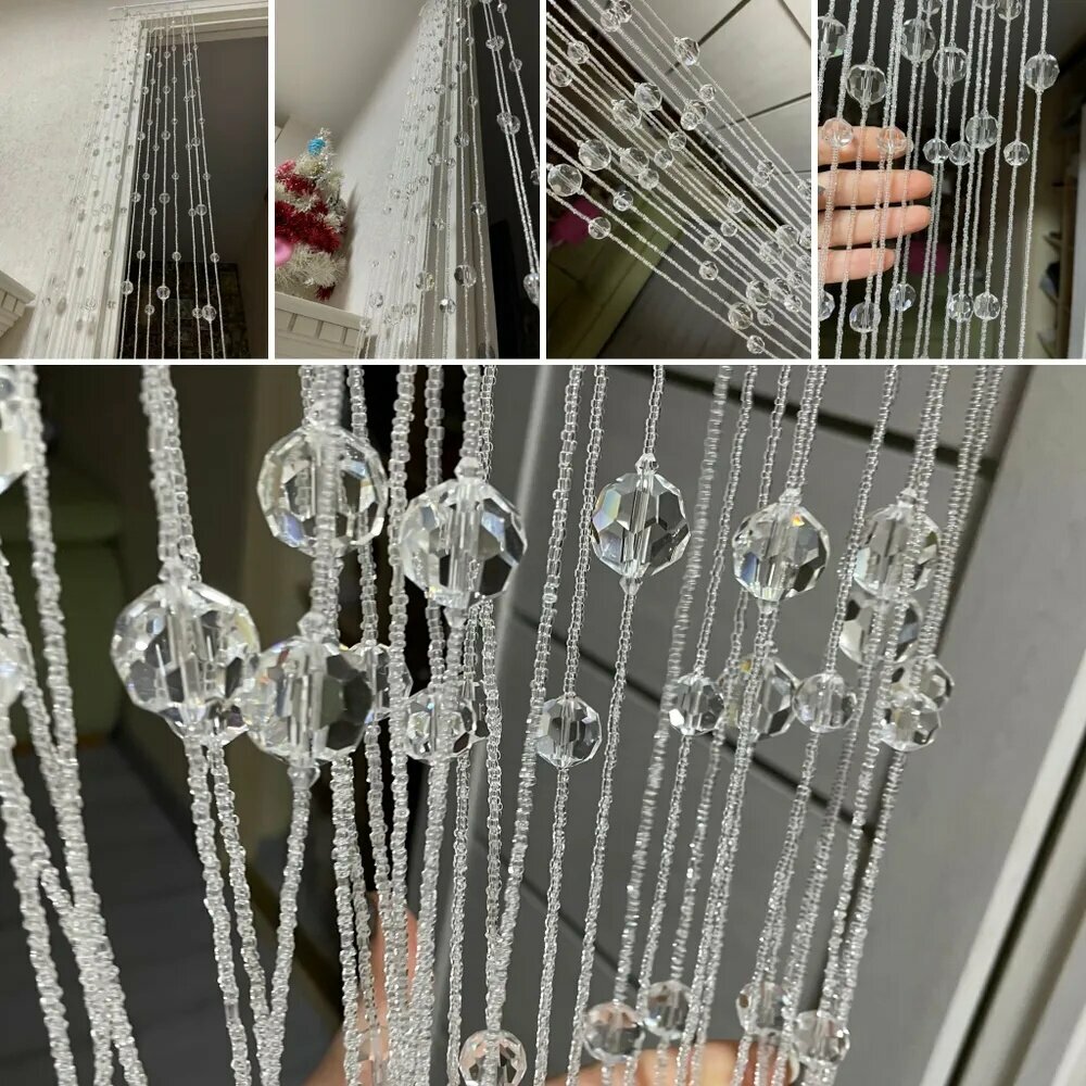 Штора 200х190 см прозрачный