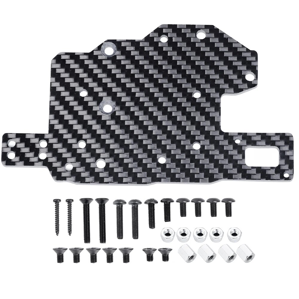 Крепежная пластина TRINOOD из углеродного волокна для A-RRMA 1/8 Kraton 6S V4&V5 BLX, Typhon 6S TLR