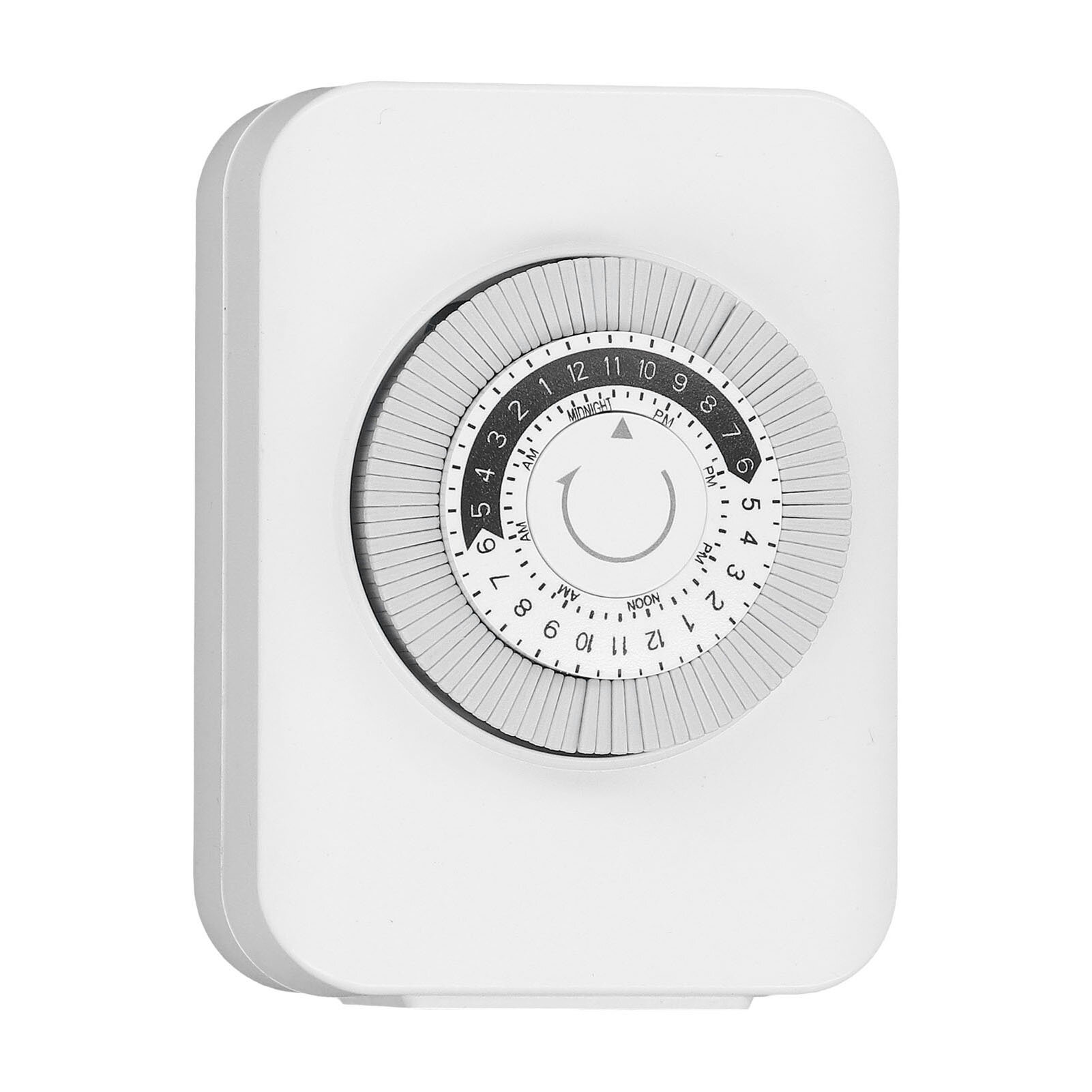 Таймер механический, 24 ч 15 мин, точный обратный отсчет с розеткой для телефона, электровелосипеда