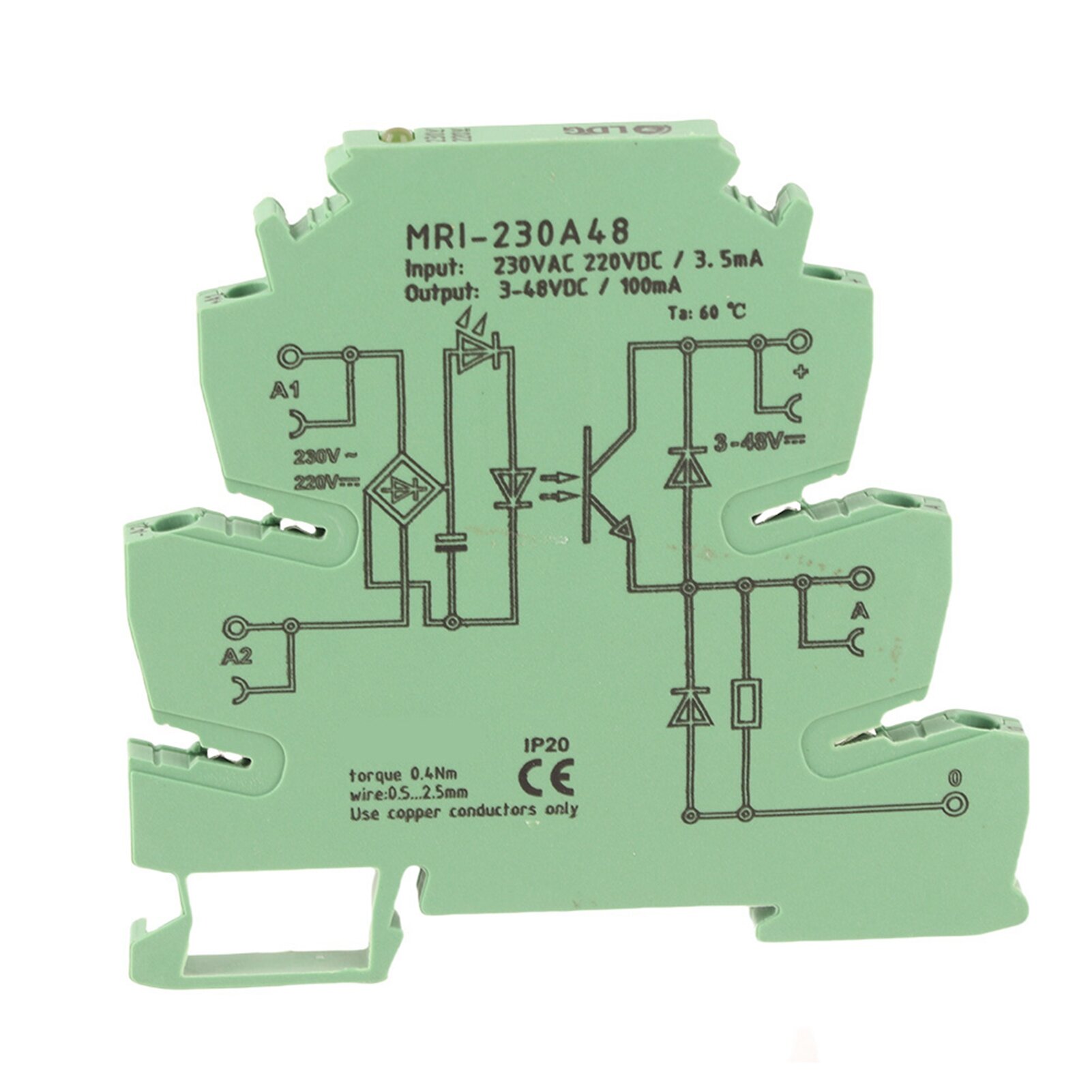 MRI-230A48 6,2 мм Ультра-тонкая связь защита от изоляции ПЛК модуль реле ПЛК