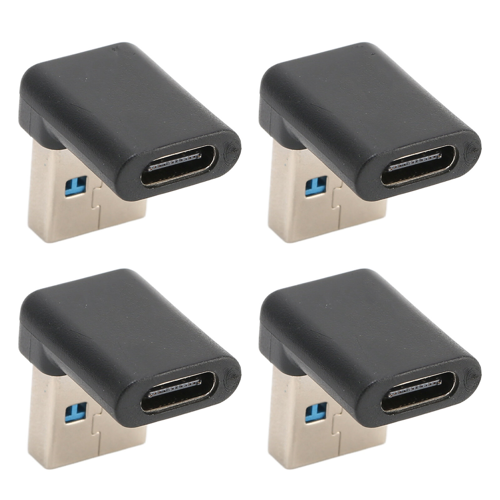 Прямоугольный адаптер для передачи данных USB Type-C, 4 шт, 10 Гбит/с