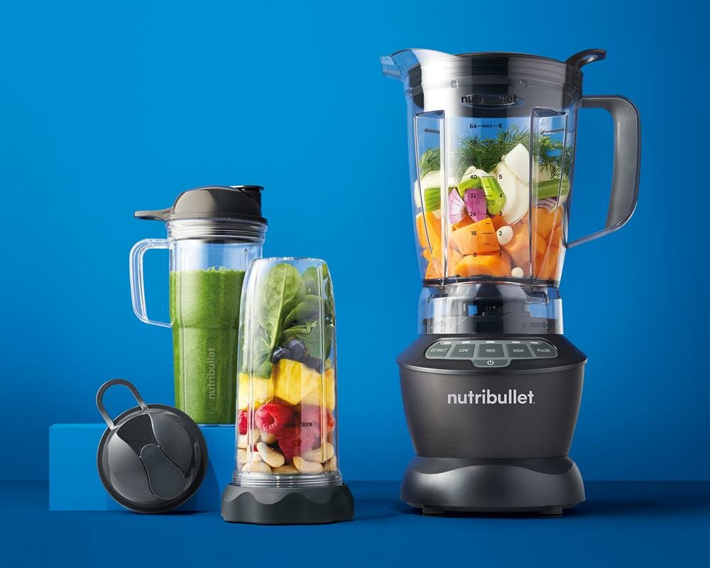 Стационарный блендер Nutribullet Blender Combo NBF500DG (Цвет: Темно-серый; Мощность: 1200Вт)