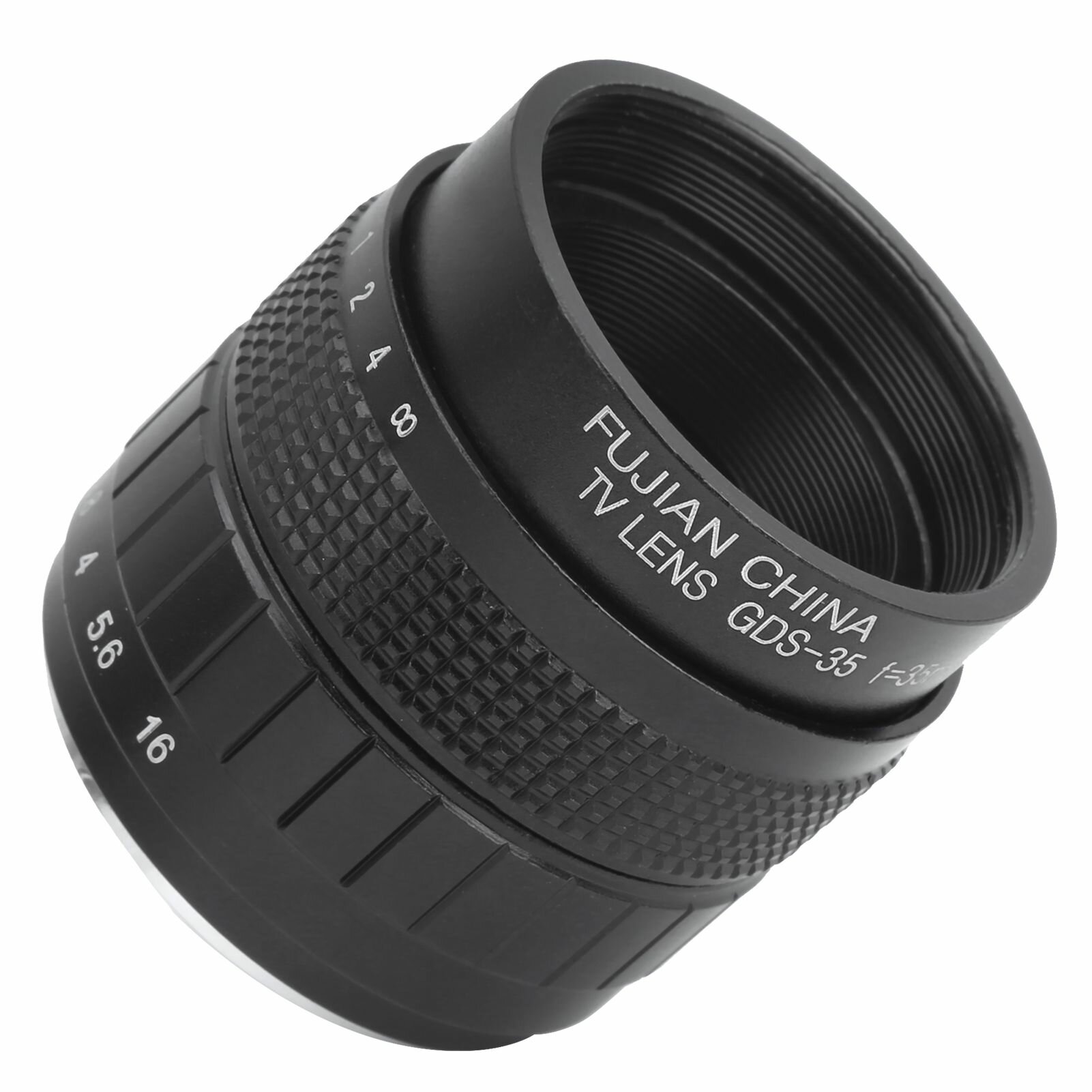 35mm F1.7 C-металлический объектив для беззеркальных камер, фиксированный фокус, светосила F1.7, алюминиевый сплав + оптическое стекло