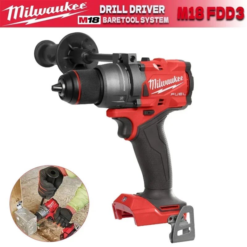 Milwaukee M18 FDD3/2903 Дрель-шуруповерт M18 FUEL 1/2 дюйма 158NM 18 В Бесщеточная аккумуляторная дрель MILWAUKEE Электроинструменты M18 FDD3-0