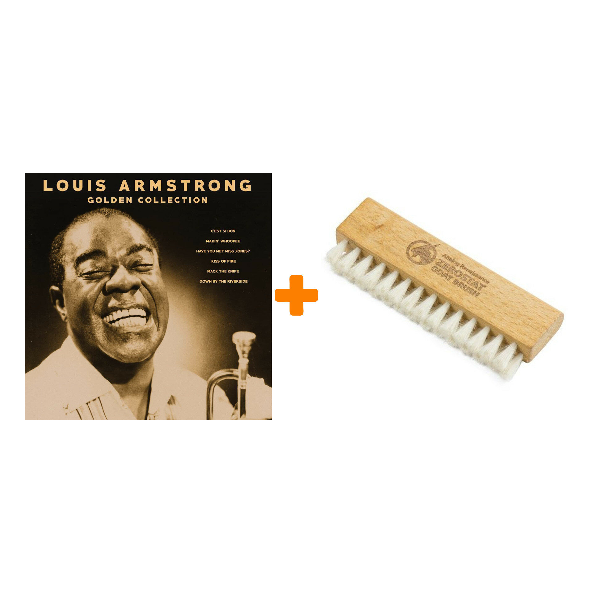Armstrong Louis Golden Collection LP + Щетка для ухода за LP из козьей шерсти