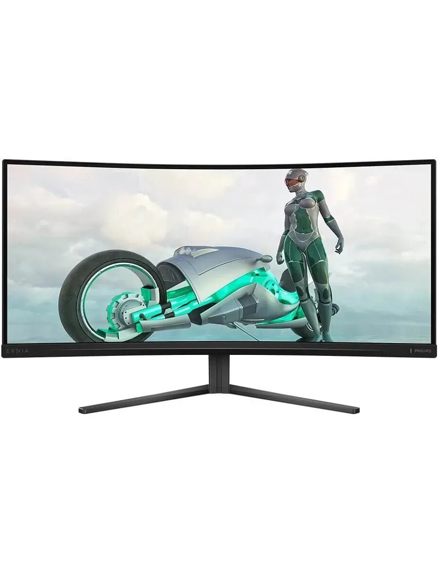 Монитор Philips 34" Evnia 34M2C3500L/01 (21:9, VA, WQHD, curved, 180Hz, 2xHDMI, 1хDP)