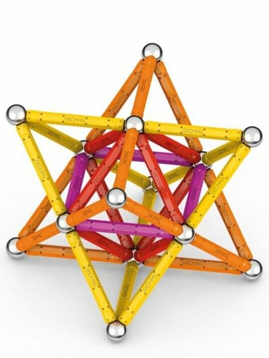 GEOMAG Магнитный конструктор Классик, 93 элемента для детей от 3 до 14 лет
