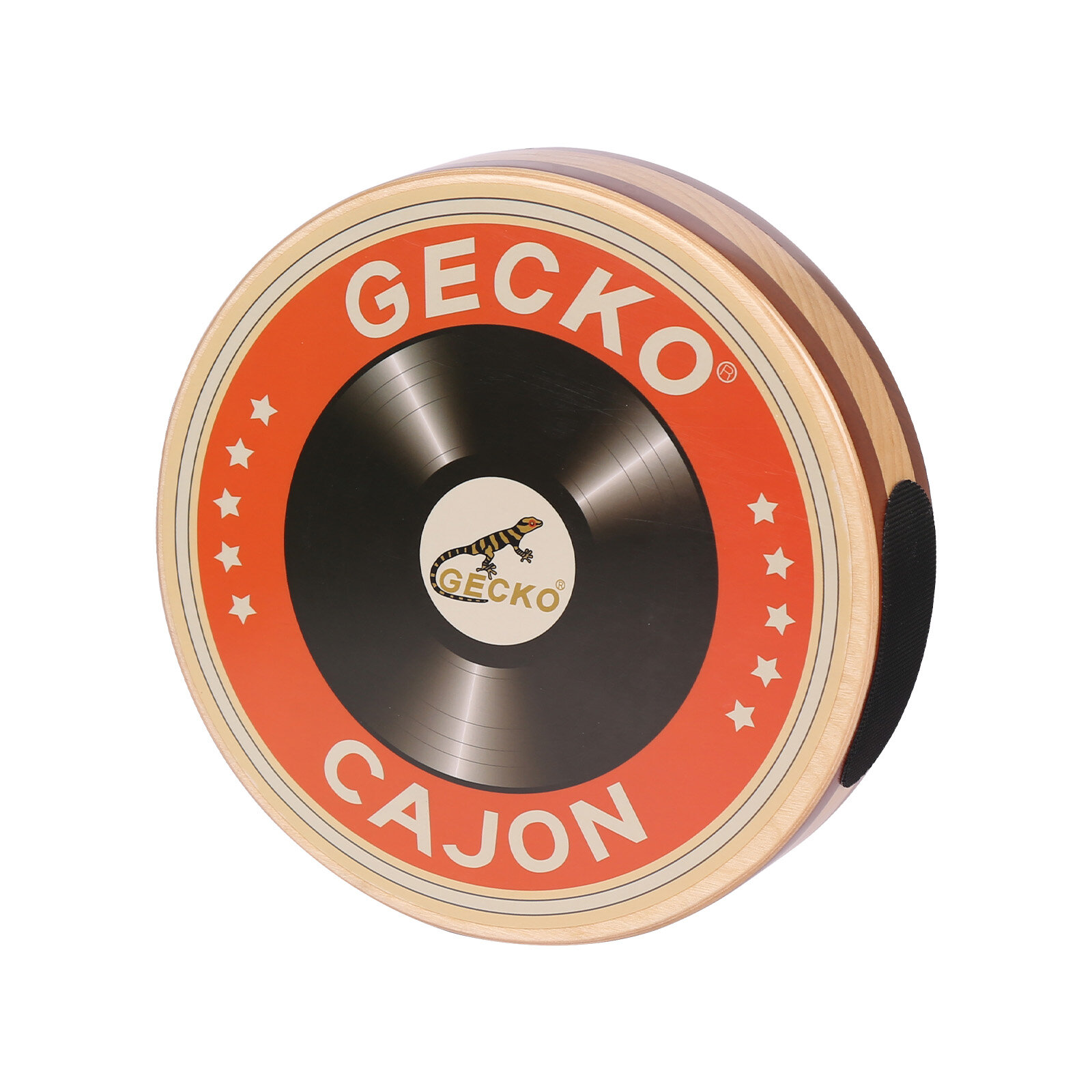 GECKO Cajon Деревянный Барабан Плоский Ручной Барабан ОдноДоска с Рюкзаком Переносной Коробчатый Барабан для Начинающих Путешествий Вечеринок Ручные Барабаны, Поверхность Сhooting: Береза, Тело Барабана: ОдноДоска Sabli&Береза, Размер Продукта: Около