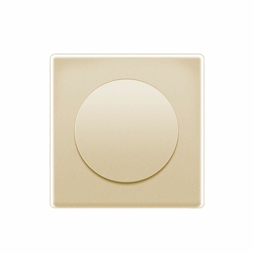 Декоративная панель розетки (1 шт.)-золотистый квадратный штекер типа 9x9