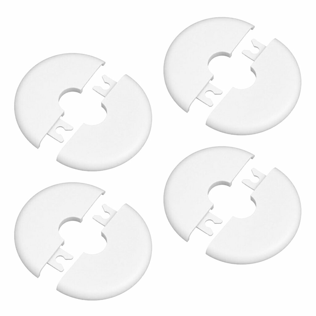 4 Части Крышек Для Труб с Настенным Креплением Разъемные Затворы Пластины Клейкое Крепежное Оборудование