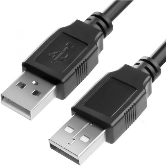 Greenconnect GCR-UM2M-BB2S-0.5m Кабель 0.5m USB 2.0, AM/AM, черный,