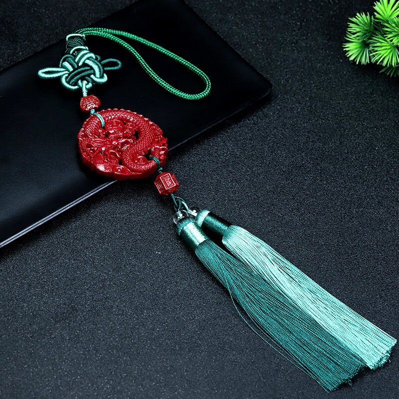 Подвеска для автомобиля из кристалла киновари, высокое содержание фиолетового золотого песка, древний стиль, подвеска Пиксиу, модель для прямой трансляции