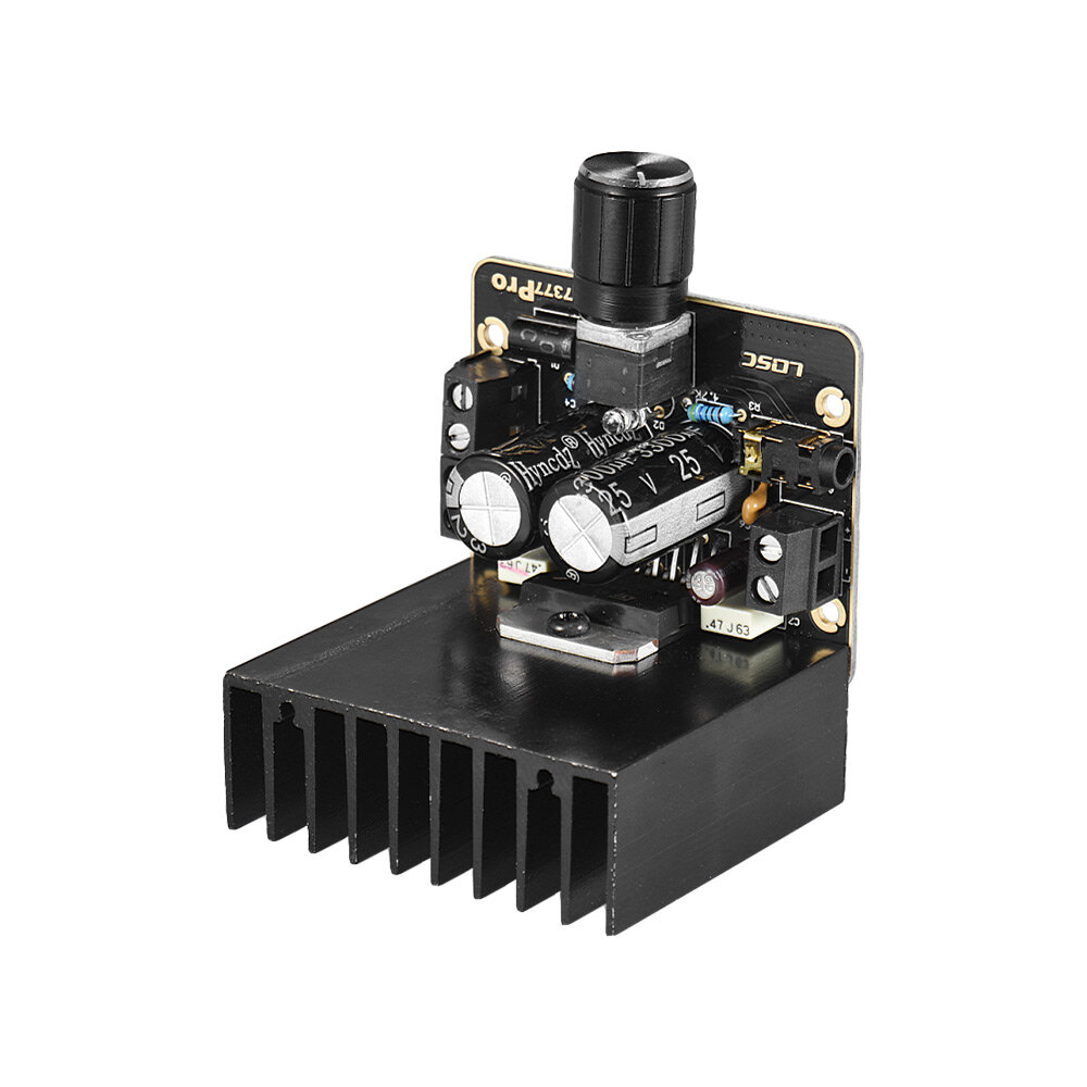 Модуль аудиоусилителя Setero 30W + 30W двухканальный мини аудиоусилительная плата DIY с радиатором для автомобильных колонок DC9-15V 4-8 Ом черные медные клеммники 3.5мм разъем вес 80г размер 5.5*6*5.1см