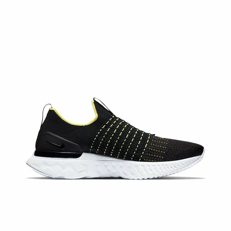 Кроссовки NIKE React Phantom Run Flyknit 2, размер EU 42.5 стопа (27CM), черный — фото 1