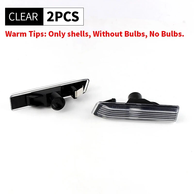 2 шт, боковые габаритные фонари без лампочек для BMW X5 E53 1999-2006 гг, для Clear Without Bulbs