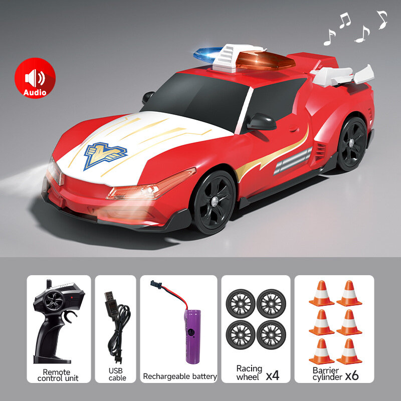 Детский радиоуправляемый автомобиль высокой скорости, дрифт-кар AE86, четырехколесный привод, электрическая игрушка 1:24, управляемый вручную дрифт-кар