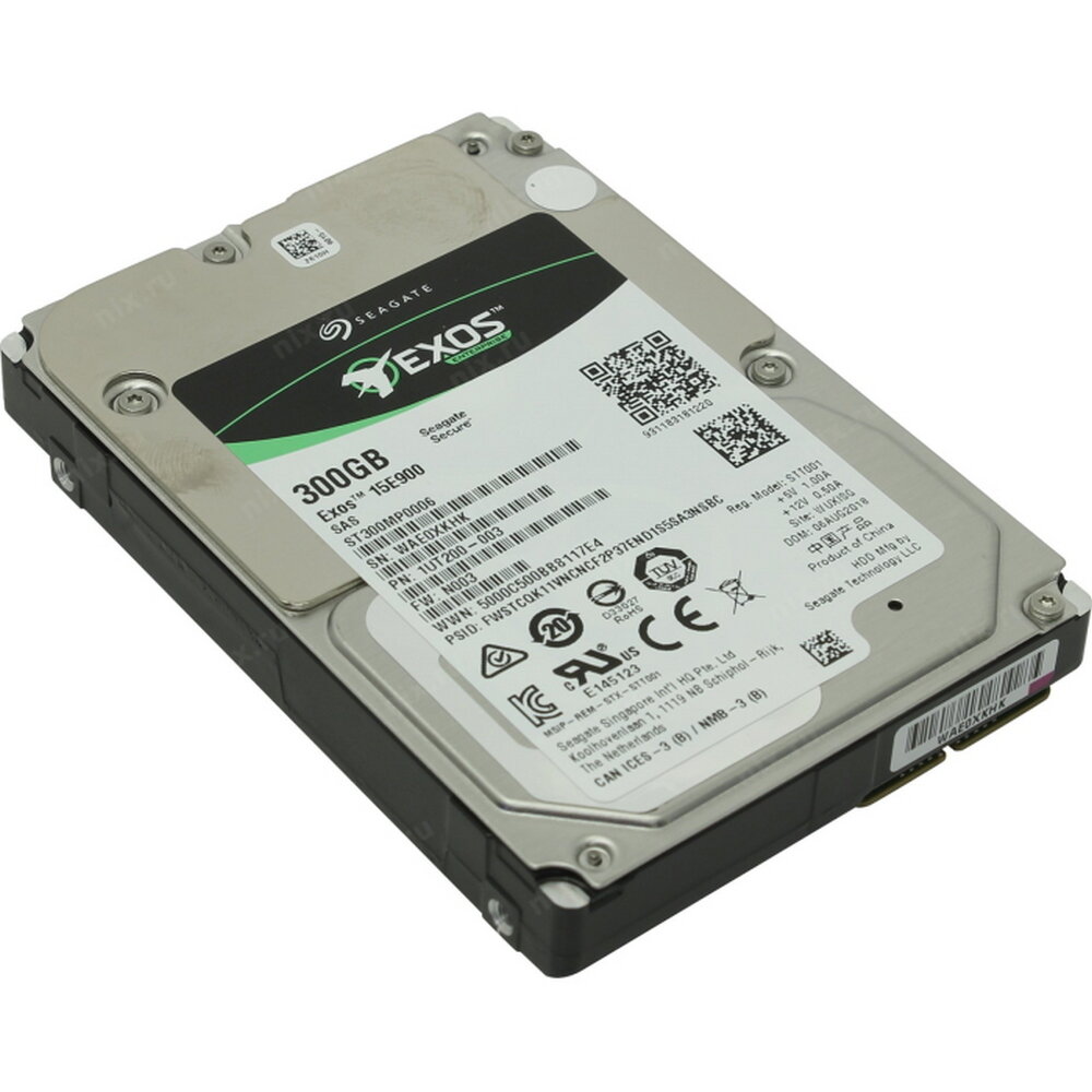 Жесткий диск Seagate 300Gb Enterprise Performance, 2.5", 15000rpm, 256Mb, SAS (ST300MP0006)