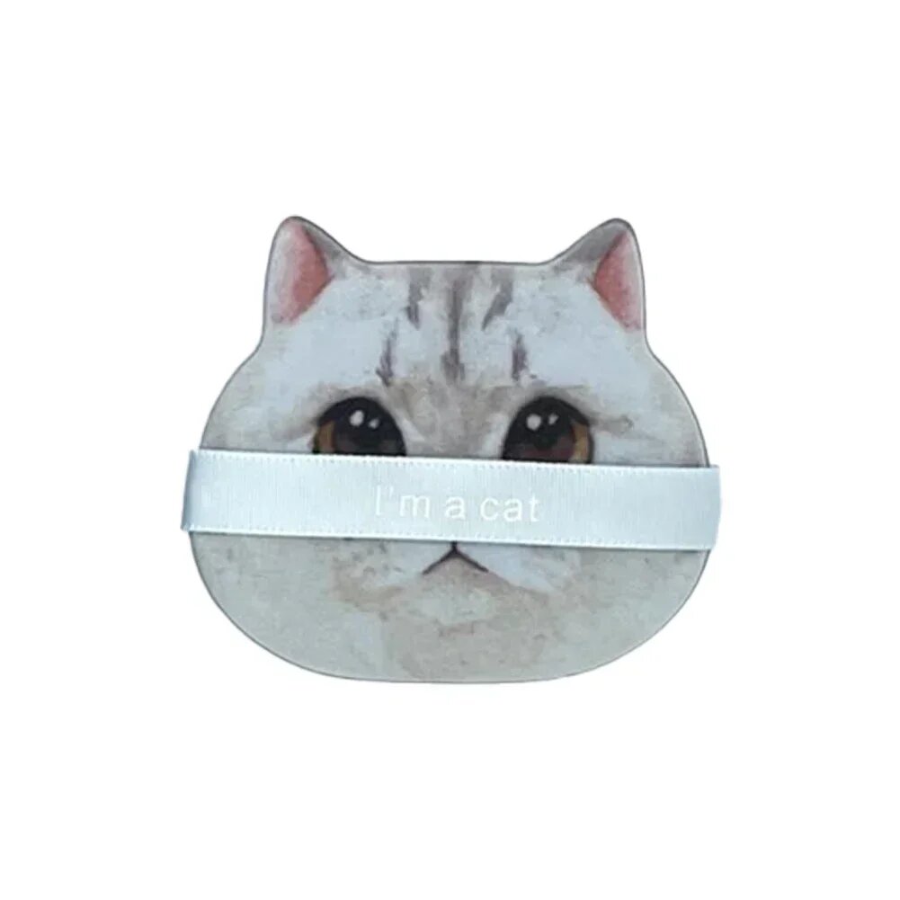 Пуховка для макияжа Cute Cat, цвет 01