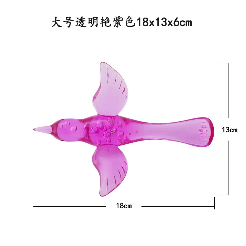 Электролитический подвесной декор, 18 см фиолетовый цвет, аксессуар для витрины