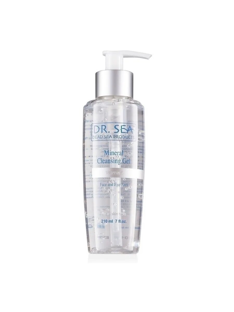Гель для лица и глаз Dr. Sea очищающий минеральный с витамин