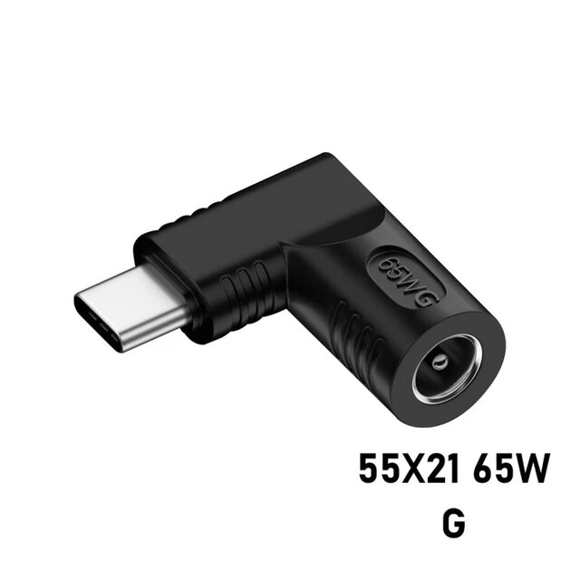 Переходник DC 5521 G на USB Type-C 65W